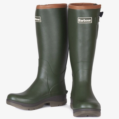 Gummistiefel Barbour Womens Tempest Olive Grun Damen Gummistiefelexperte